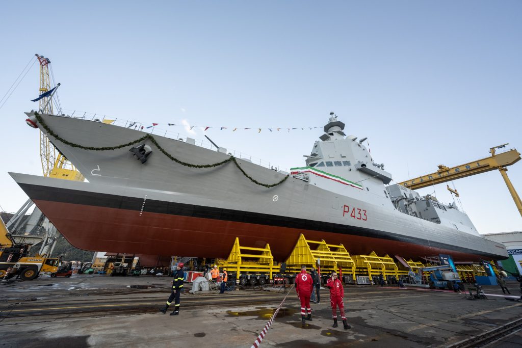 Καθελκύστηκε η 5η ιταλική φρεγάτα κλάσης PPA - Naval Defence